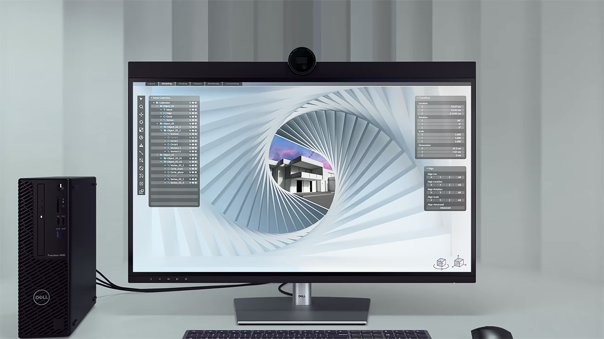 Monitor 6k Dell UltraSharp 32 - U3224KBA. | Dell Italia